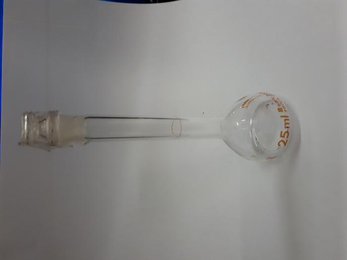 Jual Labu ukur / volumetric flask 25ml pyrex iwaky - Jakarta Barat ...