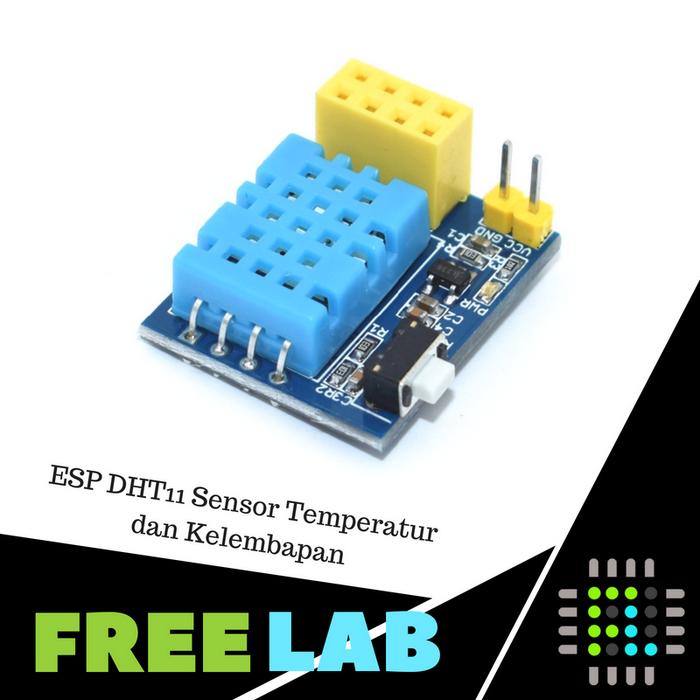 Jual ESP 01 DHT11 Modul Sensor Temperatur dan Kelembapan dan WiFi ...