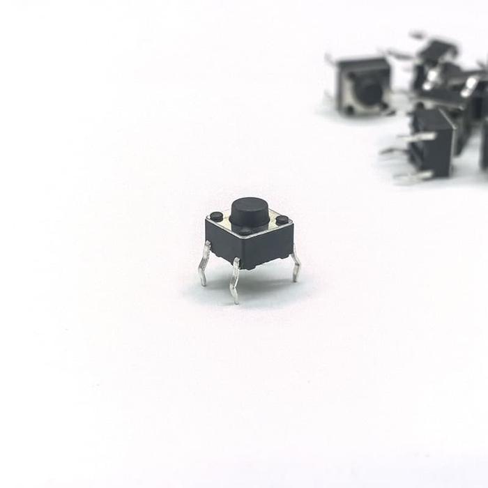 Jual Push Button Micro Switch 4 Pin 6x6x5 6x6x4.3 mm DIP tactile - Kota ...