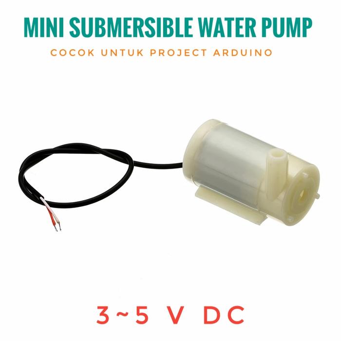 Promo Mini Submersible Water Pump Pompa Air Celup 3v 5v untuk proyek ...