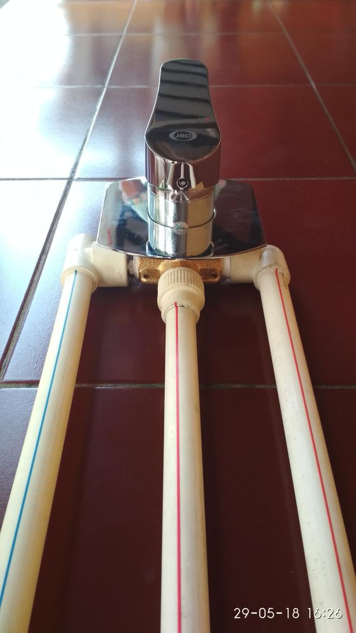 Jual Instalasi Water Heater Listrik Gas Kran tanam tembok Pipa PPR smg ...