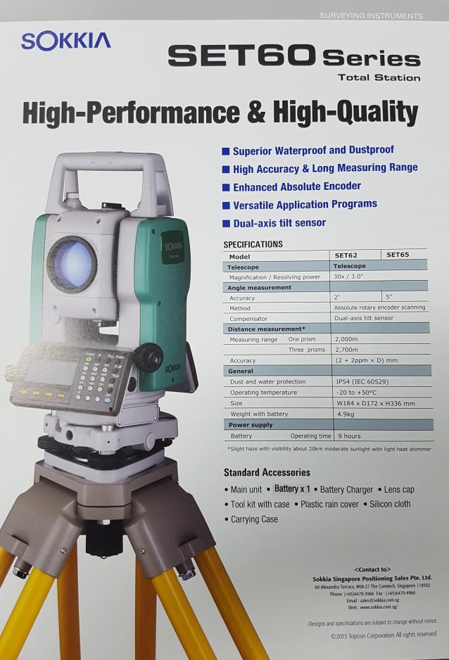 Jual Total Station Sokkia Set 65 - Jakarta Pusat - TOTAL STATION SOKKIA ...