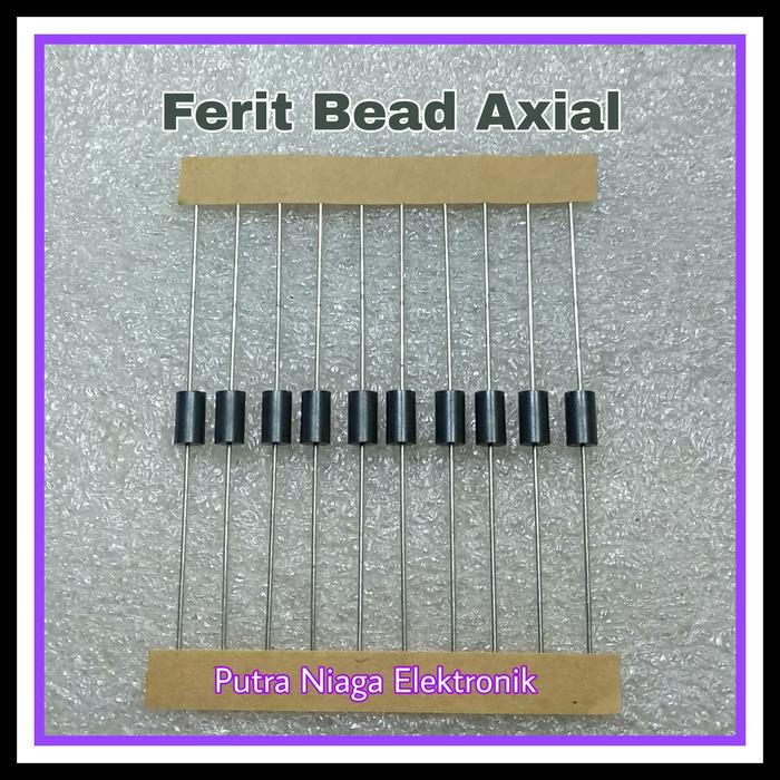 Jual Ferit Bead Axial 6mm x 3.5mm Emi Filter Ferite Ferrit Ferrite bit ...