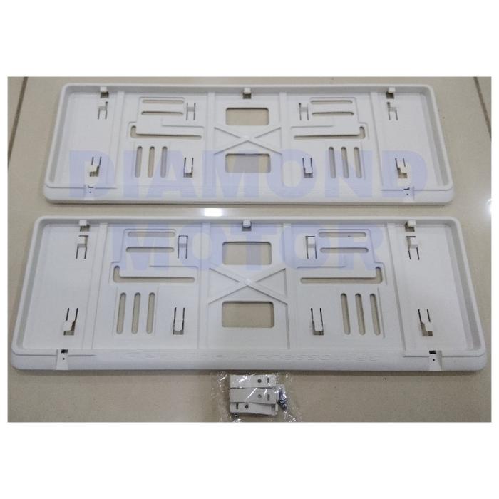 Jual Tatakan Nopol Plat Nomor Model Astra 46cm Putih Universal Semua ...
