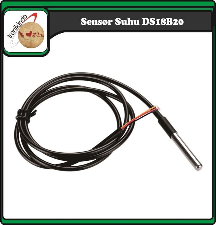 Jual Sensor Suhu DS18B20 Waterproof Temperature Probe Sensor DS18B20 ...