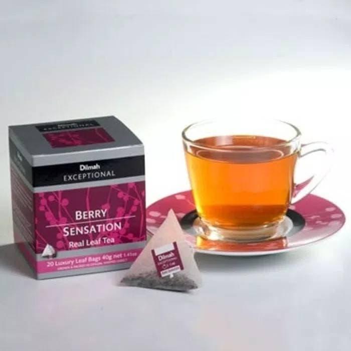 Jual Dilmah Exceptional Berry Sensation Tea - Teh Celup Beri Import ...
