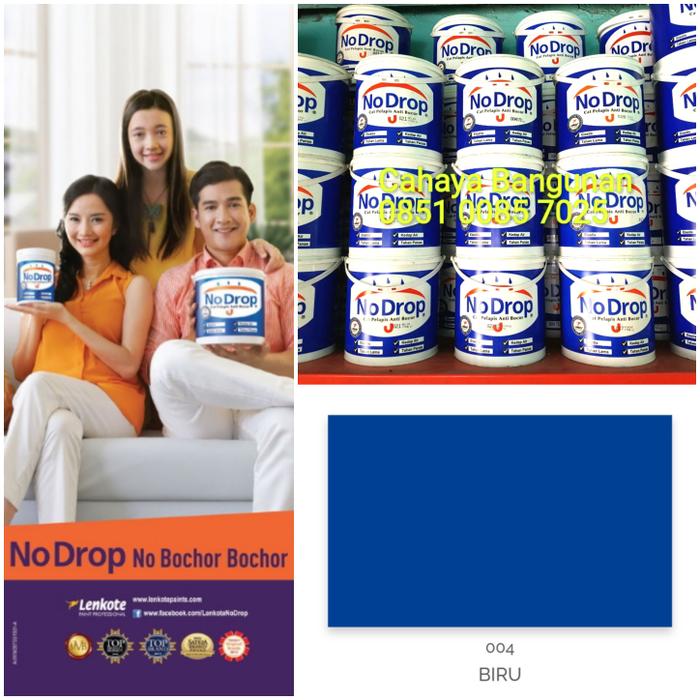 Jual NO DROP BIRU 004 Cat Waterproofing 4 Kg - NoDrop Galon 4Kg Biru ...
