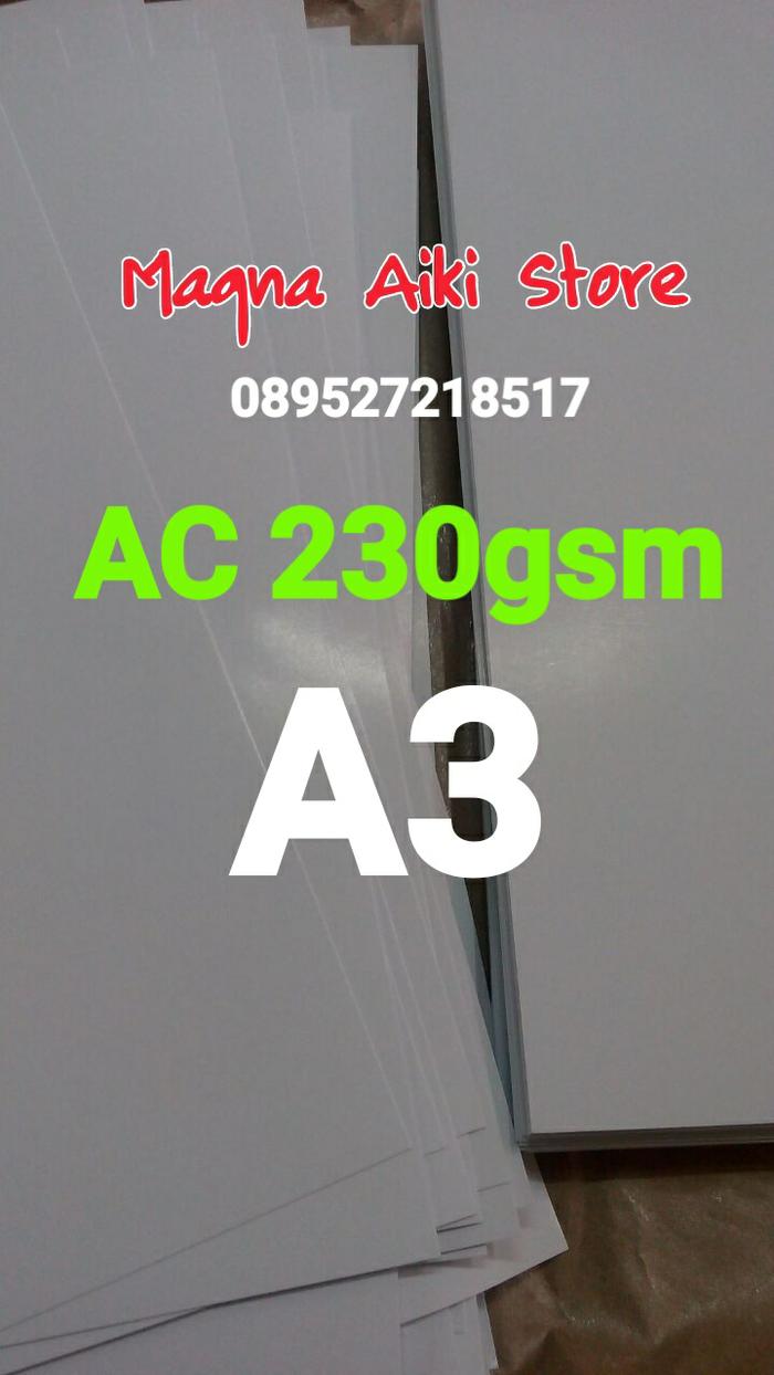 Jual Art Carton 230gsm ukuran A3 / Kertas Poto / Glossy Paper - Jakarta ...