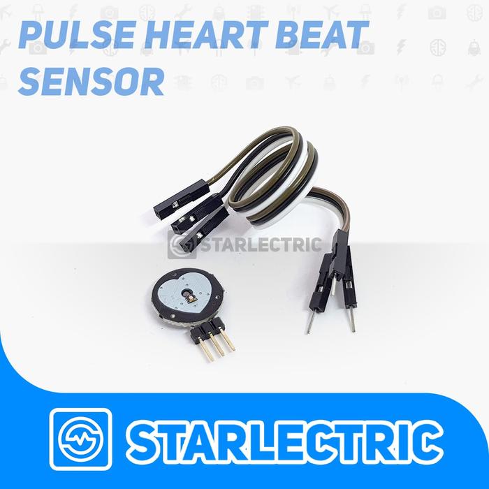 Jual Sensor Detak Jantung Pulse Heart Sensor Rate Analog Modul ...