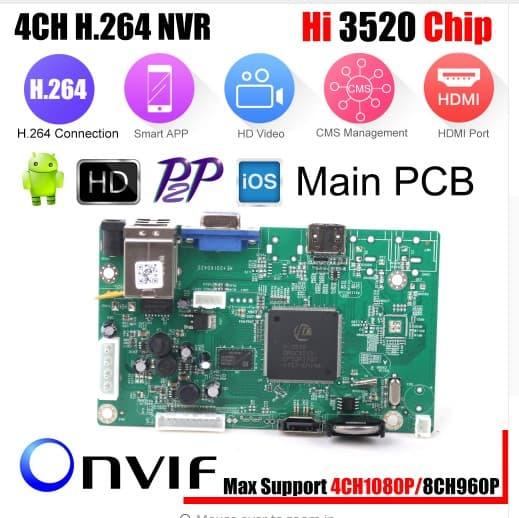 Jual Mini NVR Board 1080P 4/8CH Security Network Recorder Board 4CH ...