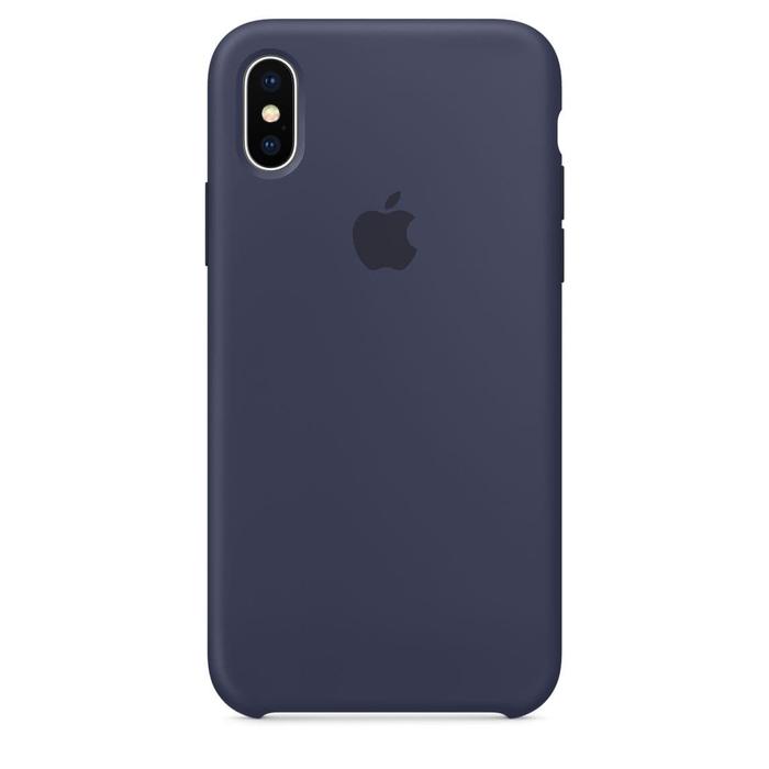 Jual iPhone X Silicone Case - Midnight Blue Original - Jakarta Selatan ...