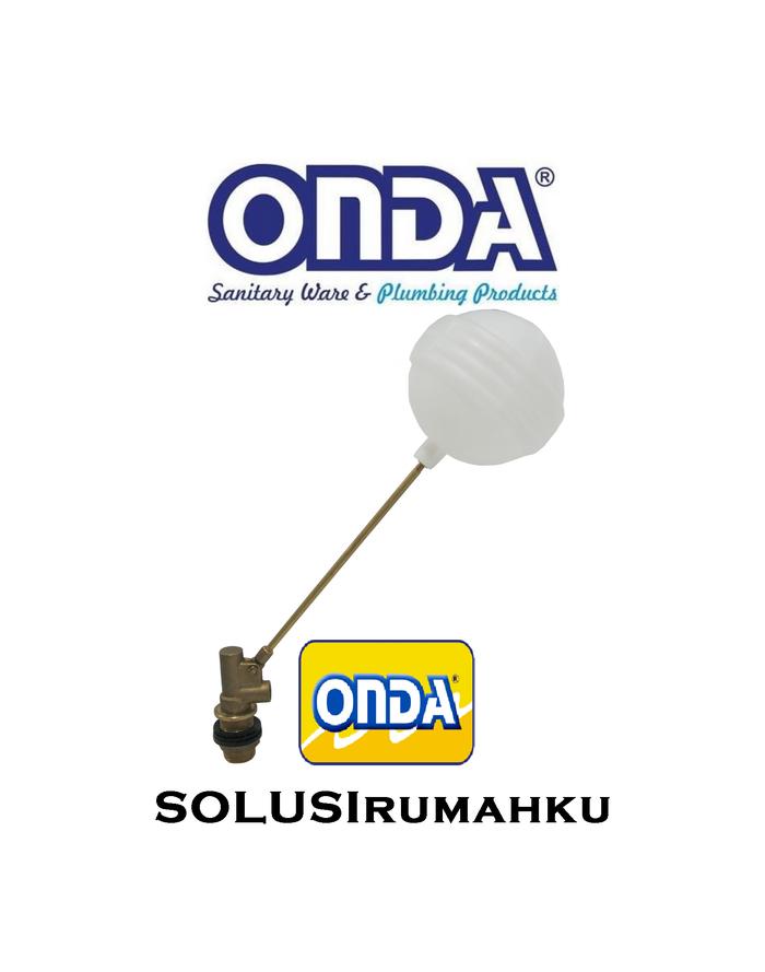 Jual Pelampung Kuningan 3/4" ONDA Bola Sensor Tangki Toren Tandon 3/4 ...