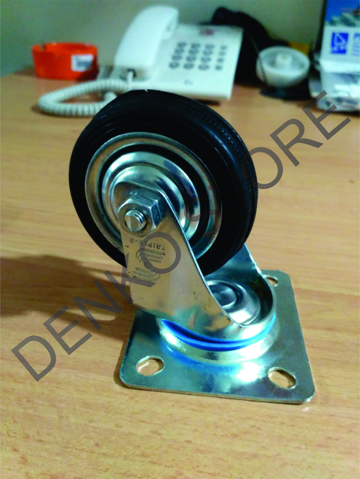 Jual Roda Hidup/ Caster Wheel Rubber 3" Triple S Kapasitas 50kg - Kota ...