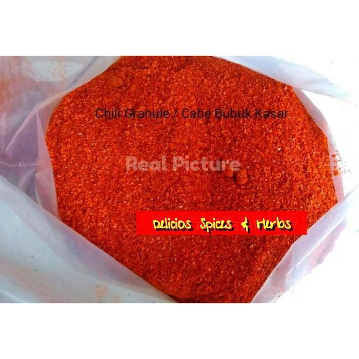 Jual Chili Granule Import Grade A1 /Cabe Bubuk Kasar Grade A1 -50gram ...