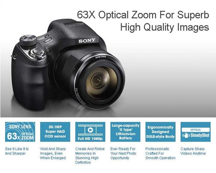 Jual Sony Cybershot Dsc-h400 Garansi Resmi - Camera Sony H-400 Di ...