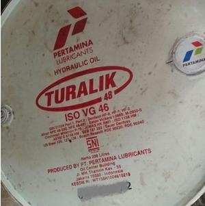 Jual Oli Pertamina Turalik 48 isovg 46 Hidrolik ecer @20L - Jakarta ...