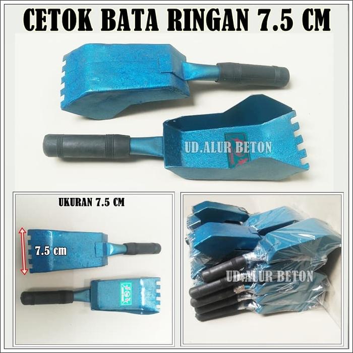 Jual Cetok Bata Ringan Trowel - Sendok Semen Hebel 7.5cm Plat Baja ...
