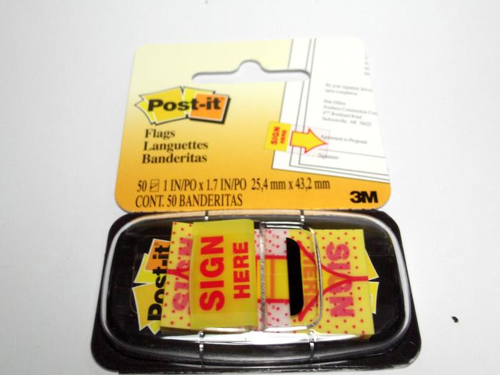 Jual Post It 3M Sign Here - Jakarta Utara - SRM Stationery | Tokopedia