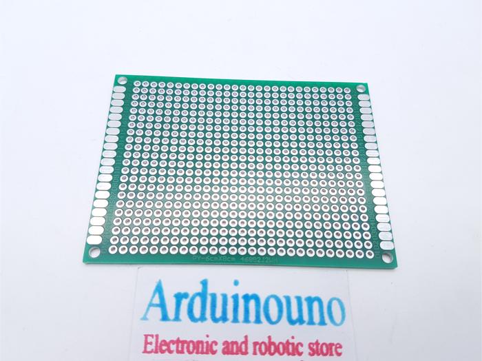 Jual PCB Dot Matrix 6x8 cm Double Layer Through Hole 6x8cm FR4 ...