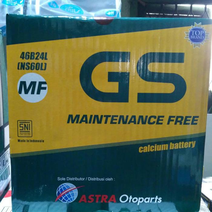 Jual Aki Mobil / Battery GS ASTRA Type GS MF 46B24L / NS60L 12V 45AH - Jakarta Timur - eka jaya ...
