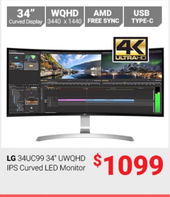 Jual LG 34UC99-W LED IPS 34 " UltraWide® Curved QHD - Kota Bandung ...