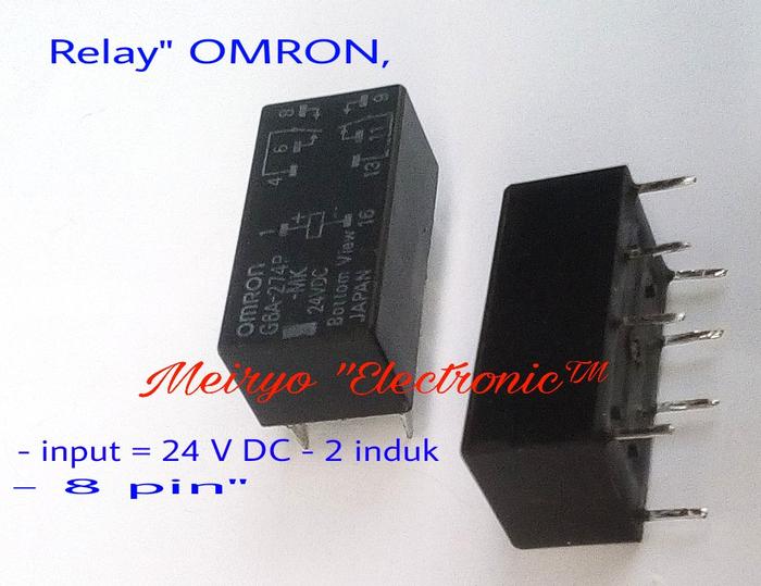 Jual Relay" OMRON. (DC 24V - 2 Induk / 8 Pin ) - Kota Bandung - meiryo ...