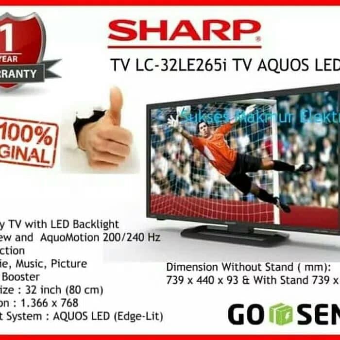REVIEW LED TV SHARP 32 INCHI SPEAKER TOWER || IOTO AQUOS, 45% OFF
