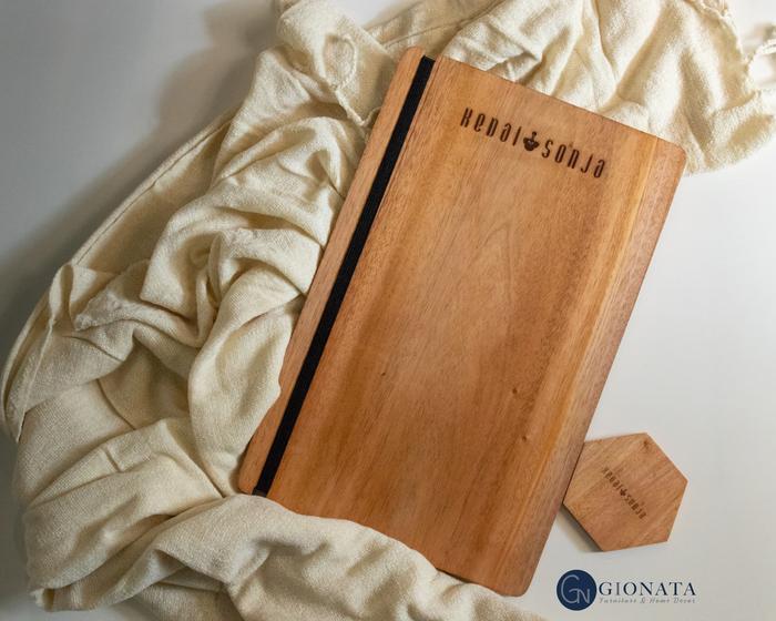 Jual Buku Menu Kayu / Wooden Menu Book Untuk Cafe/restoran Di Seller ...
