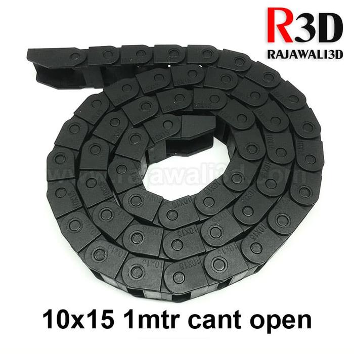 Jual Plastic CNC Cabling Towline Cable Drag Chain 10x15 1meter Can't ...