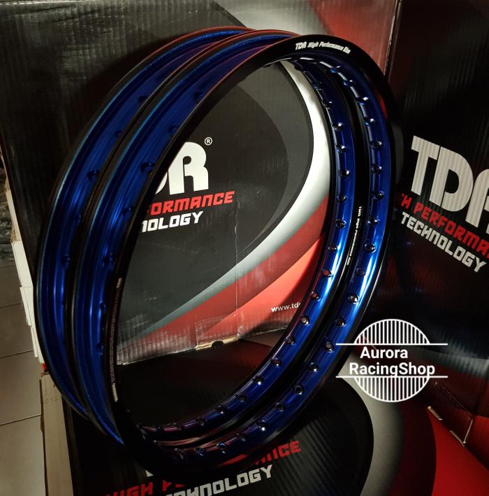 Jual Velg TDR Wx Shape Two Tone Set Ring 17 x 140 / 140 warna Black ...