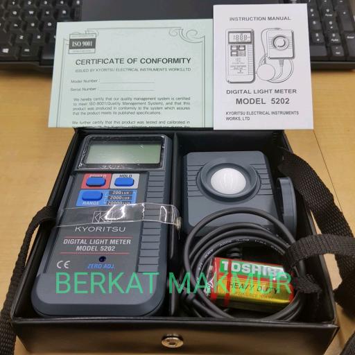 Jual Kyoritsu 5202 Digital Light Meter Lux Meter Tester Alat Ukur ...