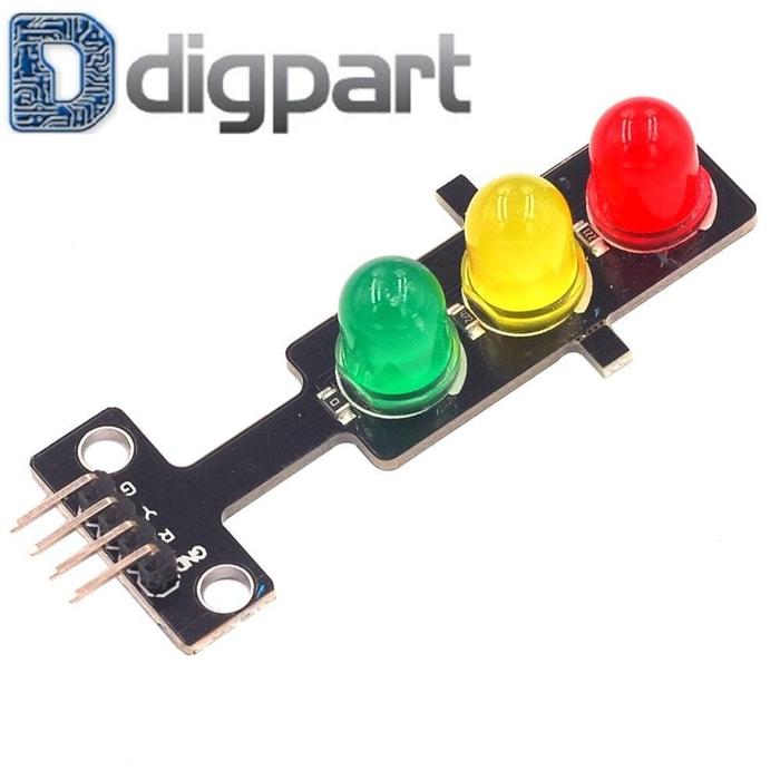 Jual Mini Traffic Light LED Display Module DC 5V Support Arduino ...