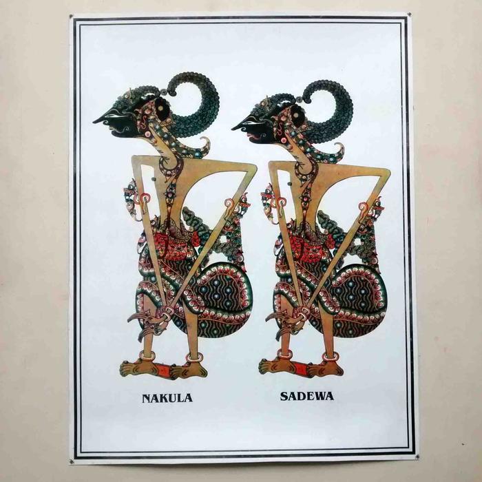 Jual Poster wayang kulit Nakula dan Sadewa - Jakarta Selatan - Depot ...