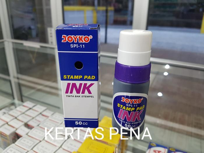 Jual TINTA REFILL BAK STEMPEL WARNA UNGU SPI-11 / STAMP PAD INK /JOYKO ...