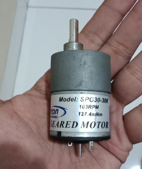 Jual Motor dc gearbox 100rpm kuat 127 Nm 5-24v - Kab. Bekasi - Toko ...