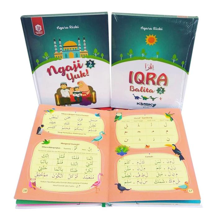 Jual IQRA BALITA JILID 2 - Buku Mengenal Huruf Hijaiyah Berwarna ...