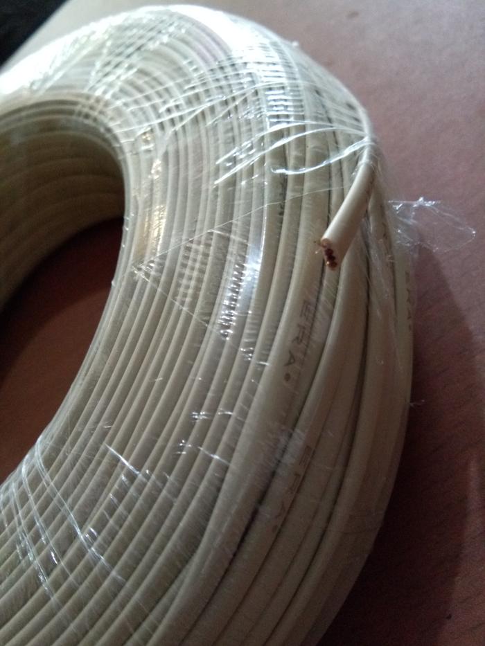 Jual Kabel Telepon Line Model Tipis isi 4kabel Krem Meteran - Jakarta ...