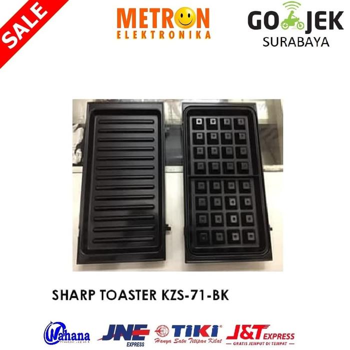 Jual Sharp Sandwich Toaster Kzs-71-bk / Panggangan Roti 3 Plat / Kzs71bk Di Seller Noelle ...