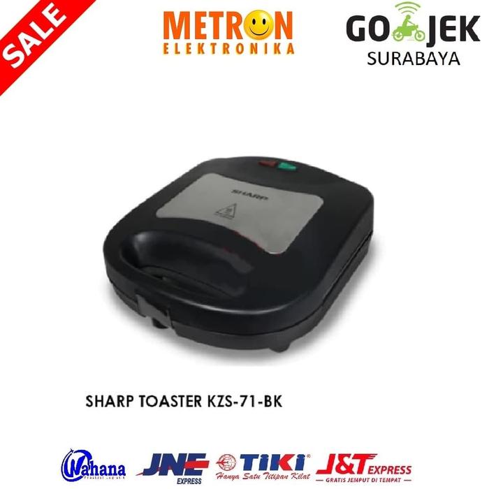 Jual Sharp Sandwich Toaster Kzs-71-bk / Panggangan Roti 3 Plat / Kzs71bk Di Seller Noelle ...