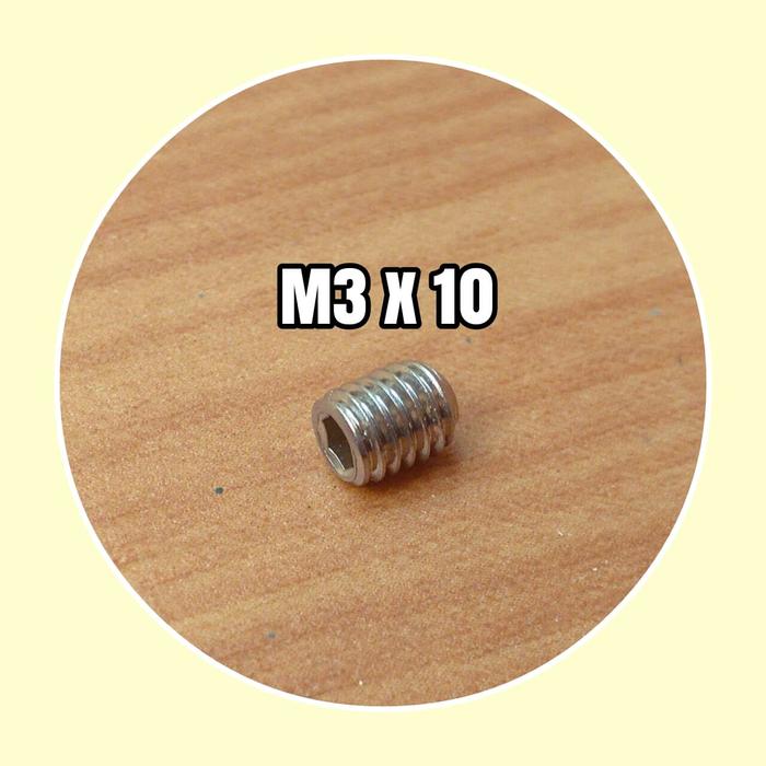 Jual Baut Tanam Stainless Steel L M3 Panjang 10 Stenlis SS304 Set Cup - Kota Surabaya - Alef ...