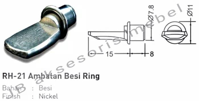Jual AMBALAN RH-21 HUBEN/PEN PENYANGGA PENAHAN TATAKAN RAK KAYU KACA ...