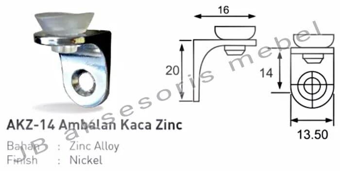 Jual AMBALAN AKZ-14 HUBEN/SIKU L TEBAL PENYANGGA PENAHAN TATAKAN RAK - Kota Surabaya - JB ...