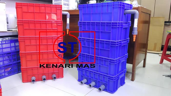 Jual TRICKLE Filter 5 susun. Filter Kolam. Bak Filter susun. Box Filter ...