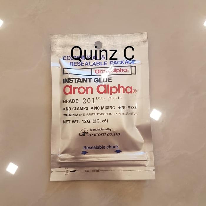 Jual Lem Aron Alpha 201 - Jakarta Barat - Quin'z Corp. | Tokopedia