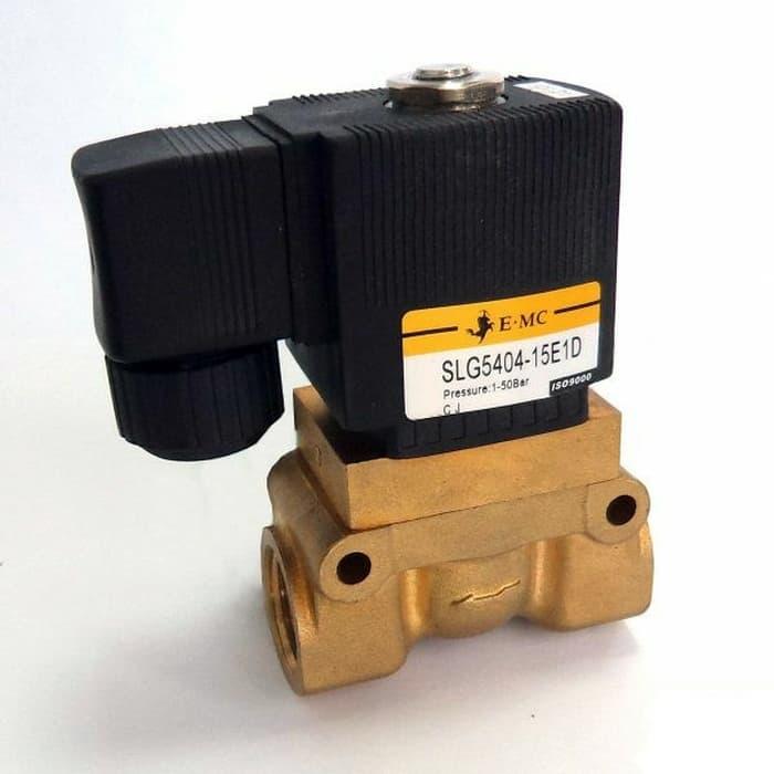 Jual HIGH PRESSURE HIGH TEMPERATURE SOLENOID VALVE 1/2" EMC SLG5404-15 - E4 24VDC - Kota ...