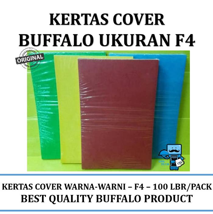 Jual Kertas Kover Buffalo Kertas Cover Uk F4 -1 PAK ( 1 PAK ISI 100 ...