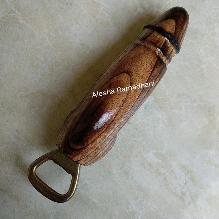 Jual Pembuka Tutup Botol Unik Khas Bali | Opener Lolok Coklat Bakar Di ...