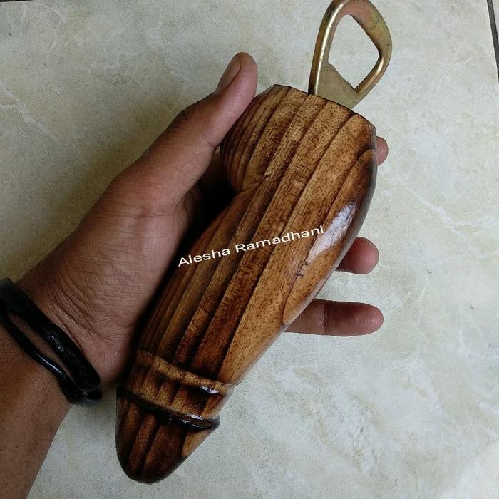 Jual Pembuka Tutup Botol Unik Khas Bali | Opener Lolok Coklat Bakar Di ...