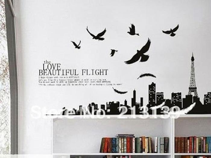 Jual wall sticker/wall stiker trans 60x90-AY9093-OUR CITY - Kab. Bekasi ...