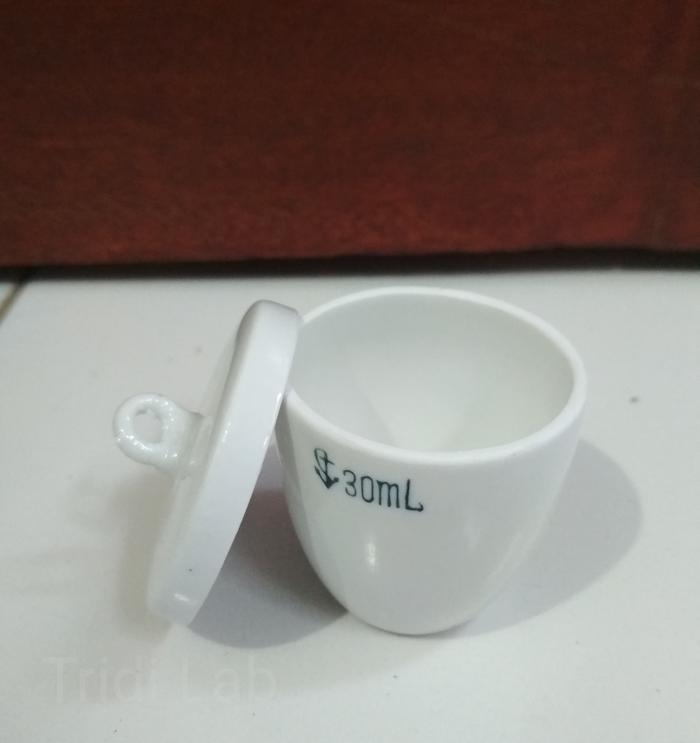 Jual Crusible Porselain - Cawan Crucible Porclain/Krusibel Porslen 30 ...